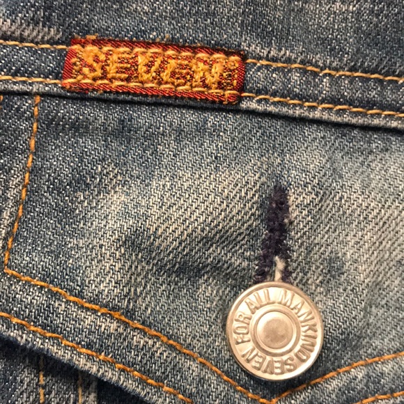 7 For All Mankind | Jackets & Coats | Seven For All Mankind Jean Jacket ...